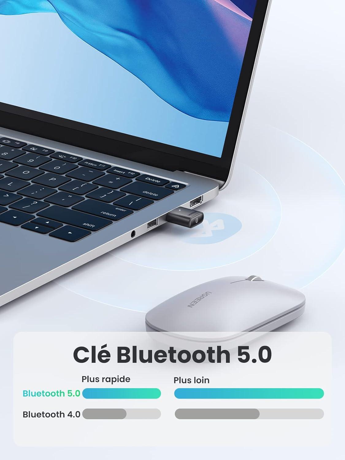 UGREEN Dongle Bluetooth 5.0 Clé Bluetooth pour PC Adaptateur Carte Blu ...